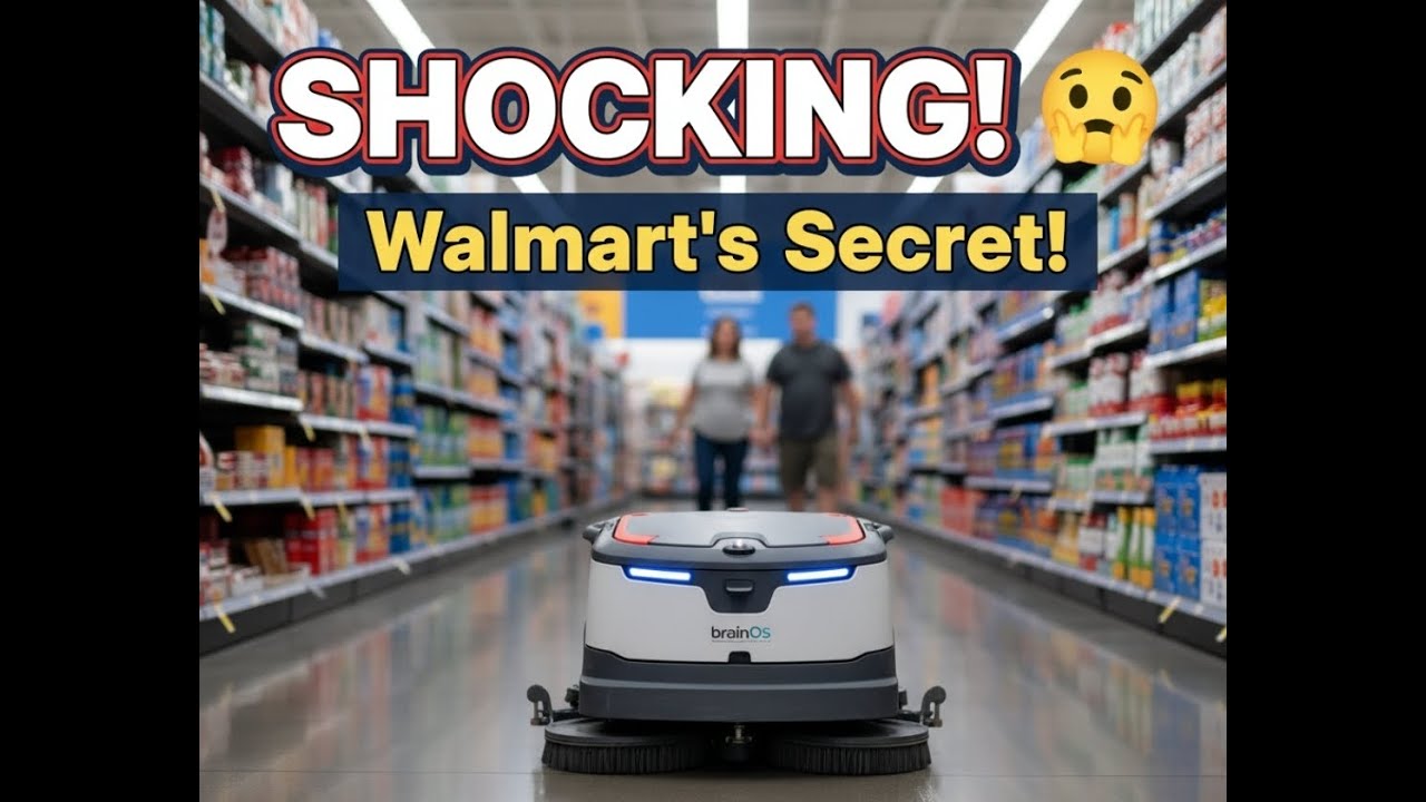 The Future of Retail Cleaning: Watching Walmart's AI Robot Work - YouTube