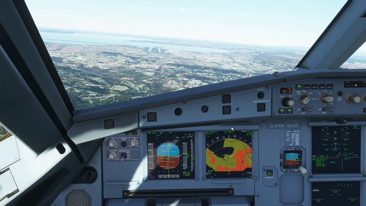 MSFS2020 / FBW A320 NEO Approach and Landing in Marseille - YouTube