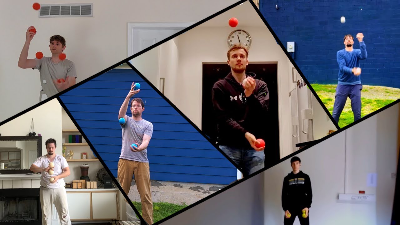 Multilevel Jugglers - Juggling at Different Hand Heights - YouTube