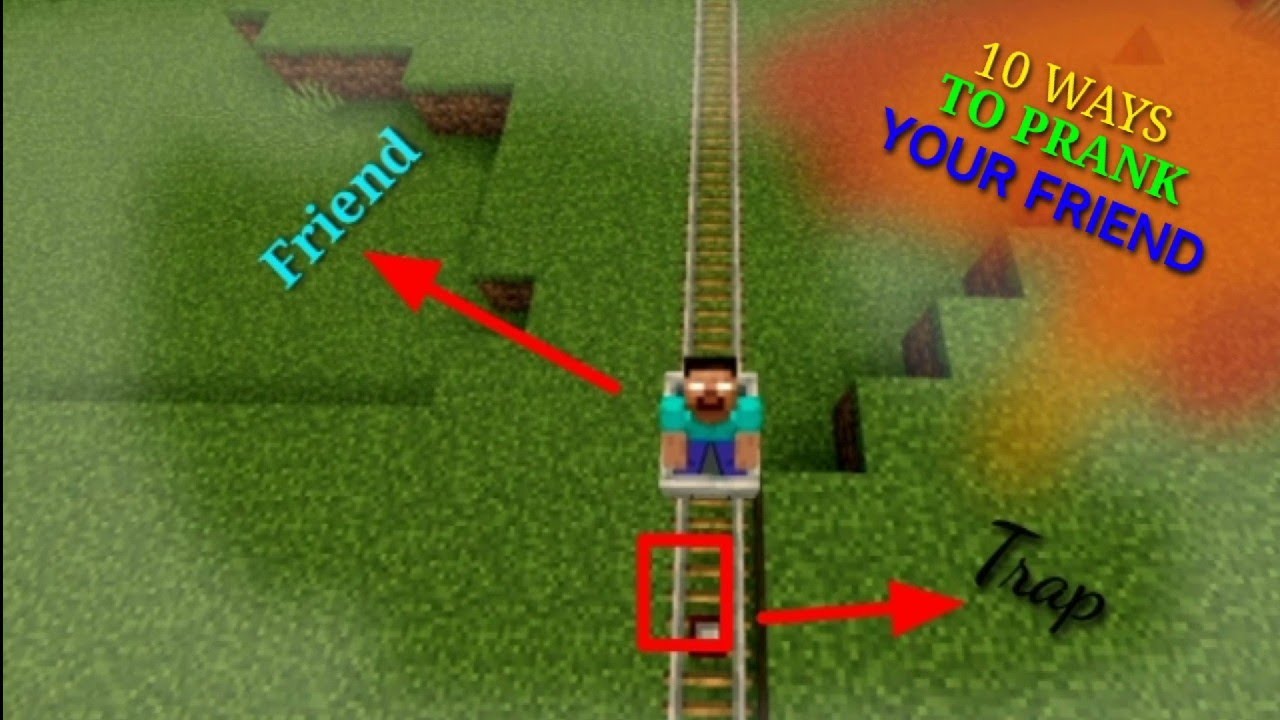 10 Ways To Prank Your Friend [Minecraft] - YouTube