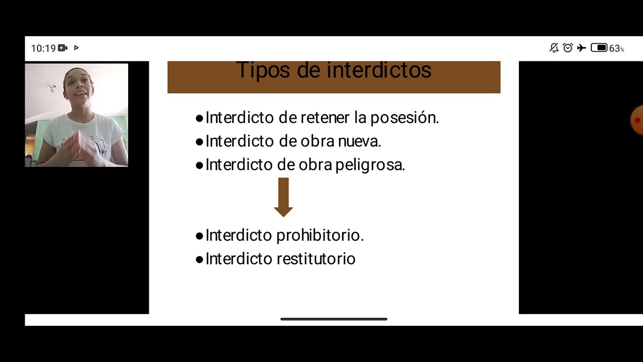 Interdictos. Concepto, definición, aportes y tipos - YouTube