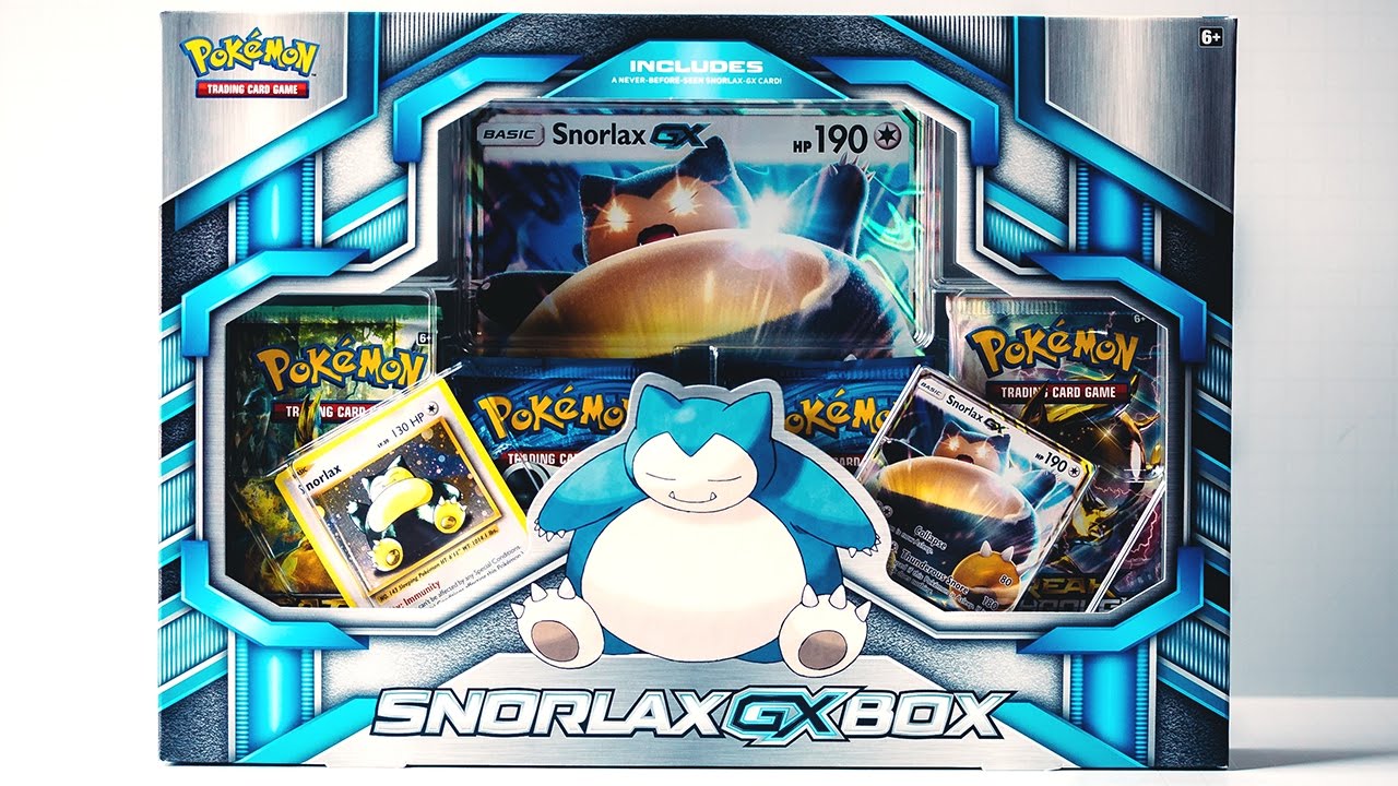 GX Cards Are Here! | Snorlax GX Collection Box Opening - YouTube