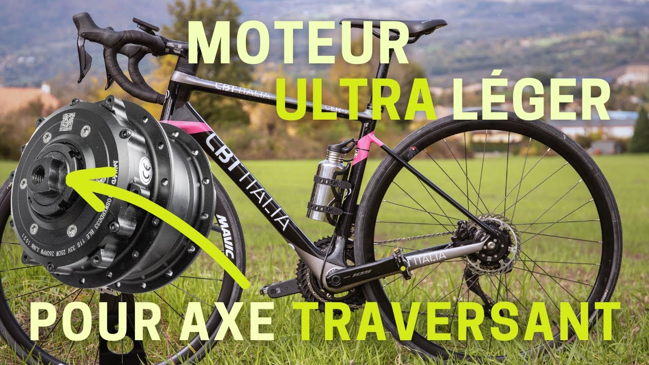 Kit électrique pour axe traversant : Montage d'un moteur Ultra ...