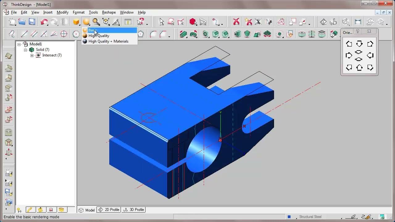 ThinkDesign - From 2D to 3D, Part 4 - (31) - YouTube