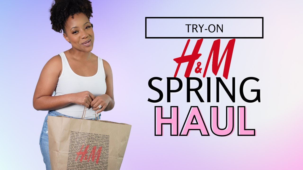 H&M Spring HAUL |GRWM Spring Fashion 2023 |PONPON SISTERS - YouTube