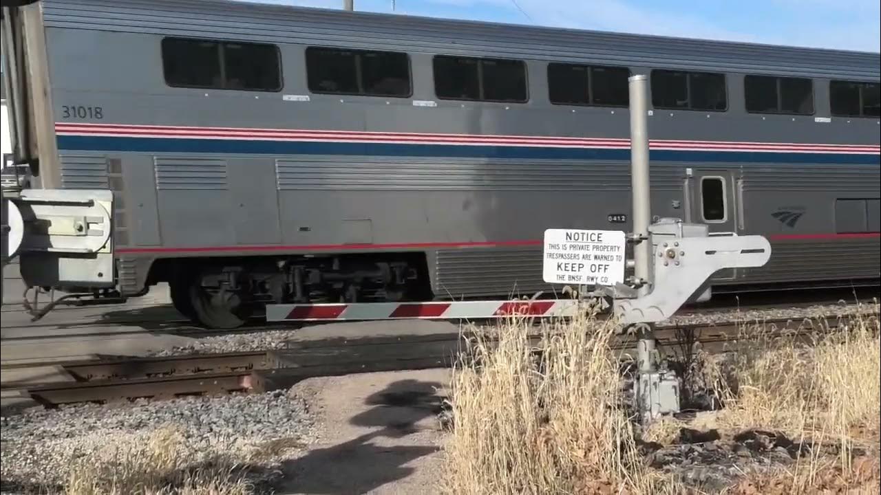 Big Game Train Unit on Amtrak 155 East in Wyanet, IL 11/14/22 - YouTube