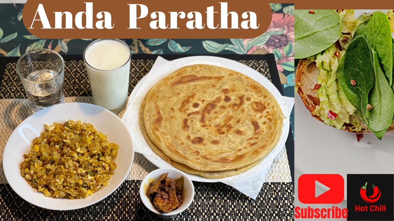 Paratha and Omelette- پراٹھا اور آملیٹ (Delicious Anda pratha with ...