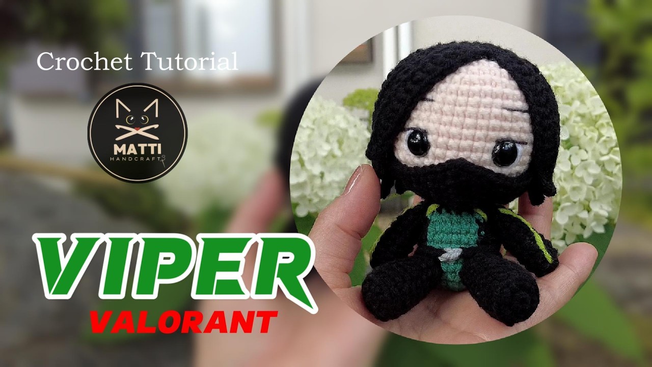 Viper Valorant Amigurumi | Tutorial Paso a Paso | Crochet Pattern 🧶 ...