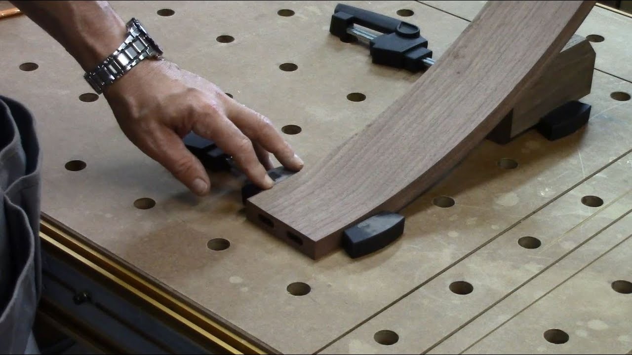 Butterfly Leaf Dining Table 4 - Curved Rail Joinery - YouTube