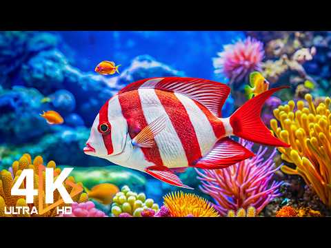 En İyi 4K Akvaryum 🐠 Huzurlu Sualtı Manzaraları ve Rahatlatıcı Müzik ile 1 Numara