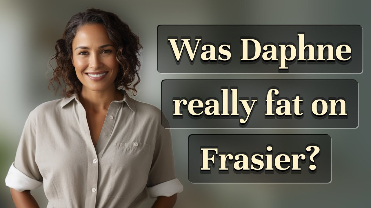 Was Daphne really fat on Frasier? - YouTube