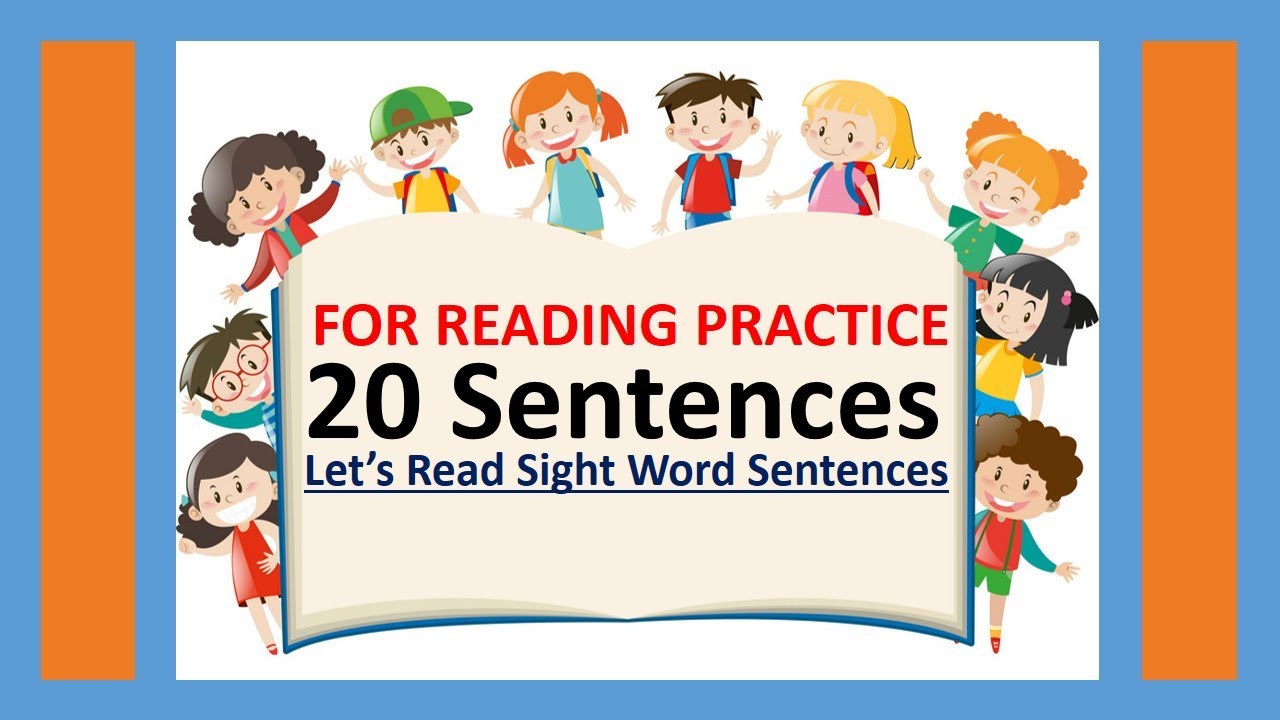 Reading l 20 Reading Practice l Twenty Sentence l Sight Words Sentence ...