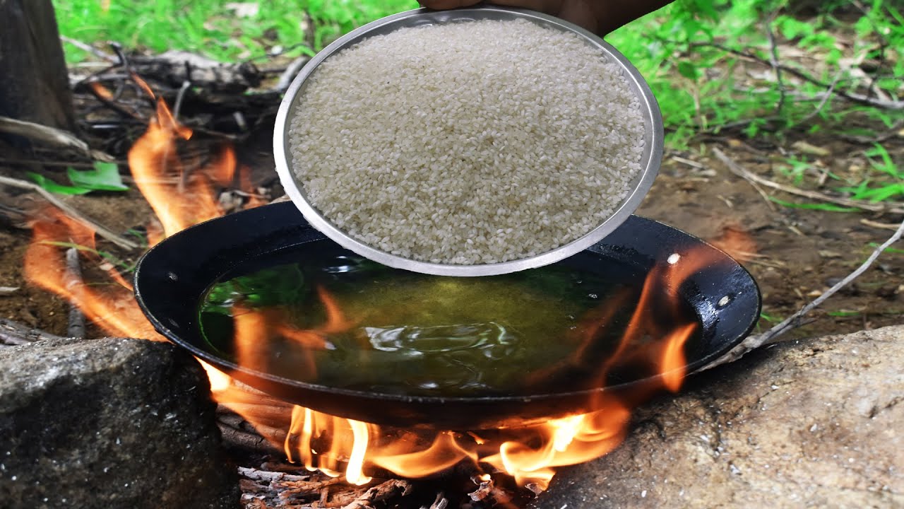 Tasty Oil Rice Snacks Cooking-I V Food - YouTube