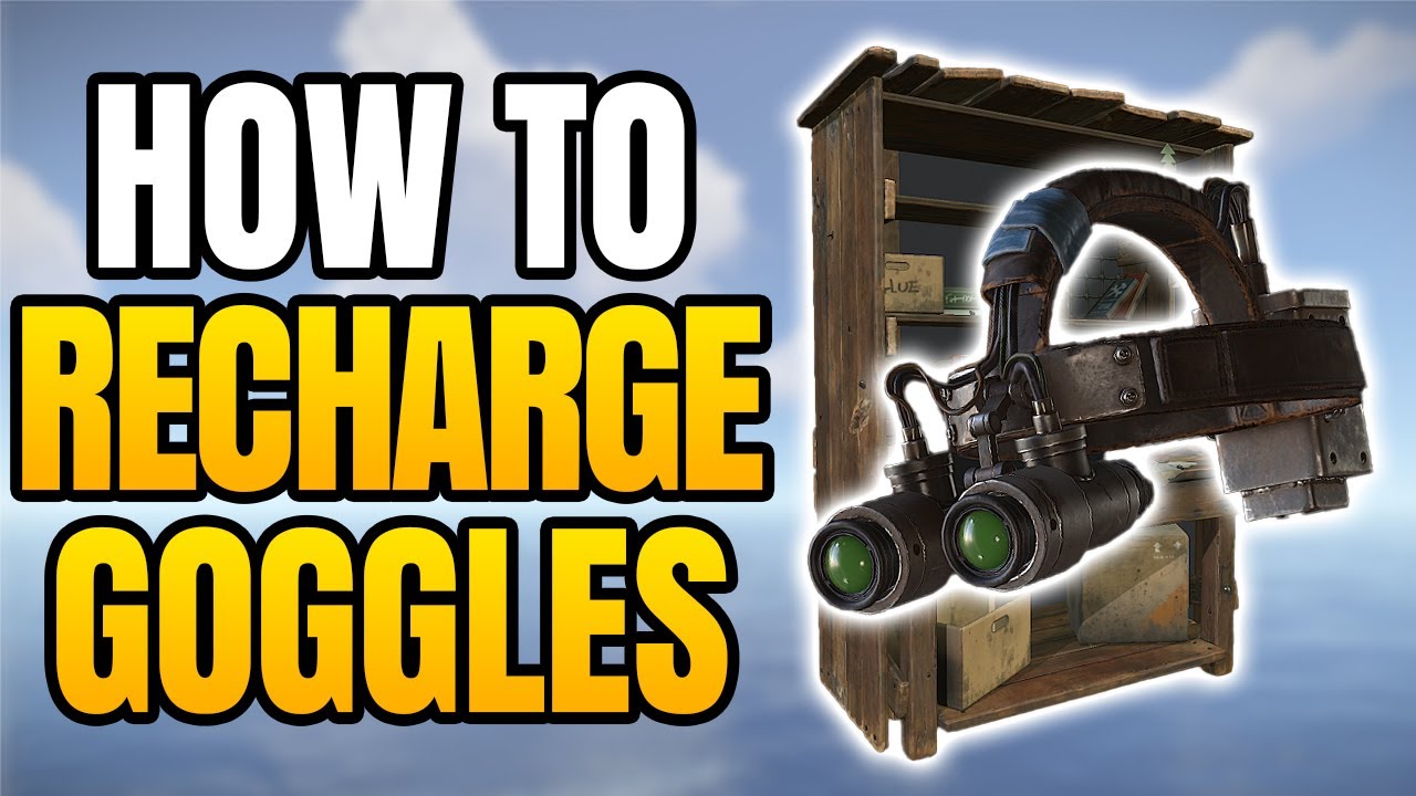 How To Recharge Night Vision Goggles in Rust - YouTube