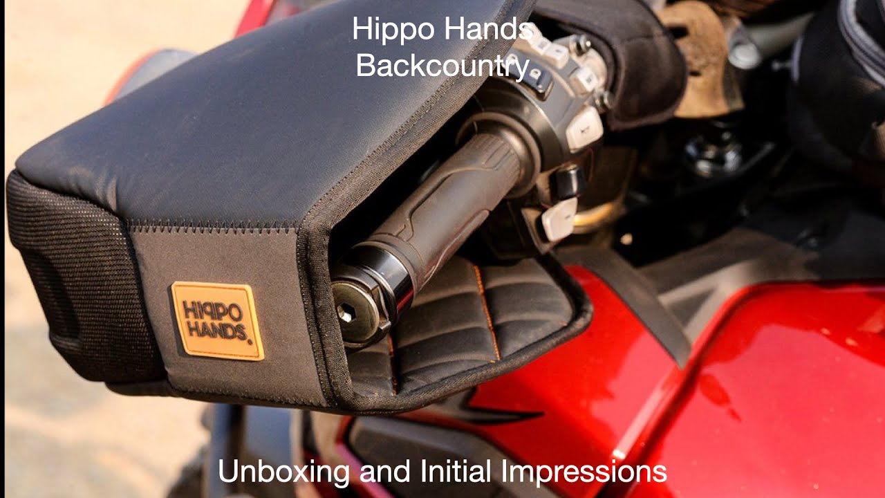 Hippo Hands Backcountry Motorcycle Hand Covers Unboxing - YouTube
