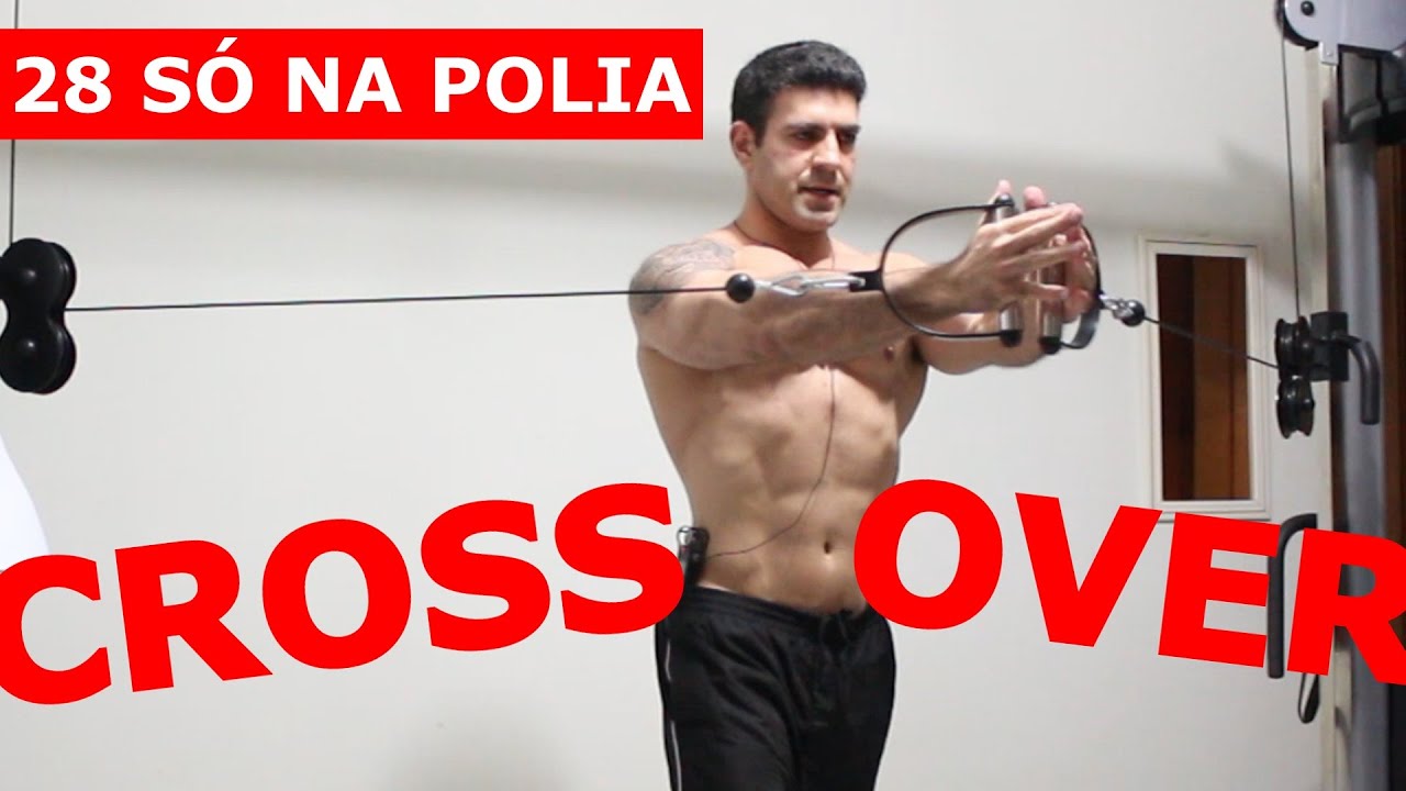 28 EXERCÍCIOS SÓ NA POLIA (cross over) - YouTube