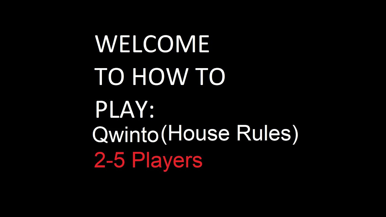 How to Play Qwinto house rules #dicegames - YouTube