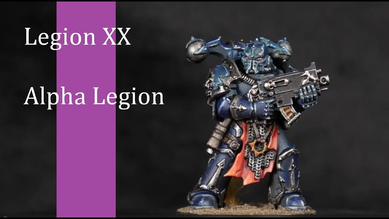 Simple Alpha Legion Colour Scheme - YouTube