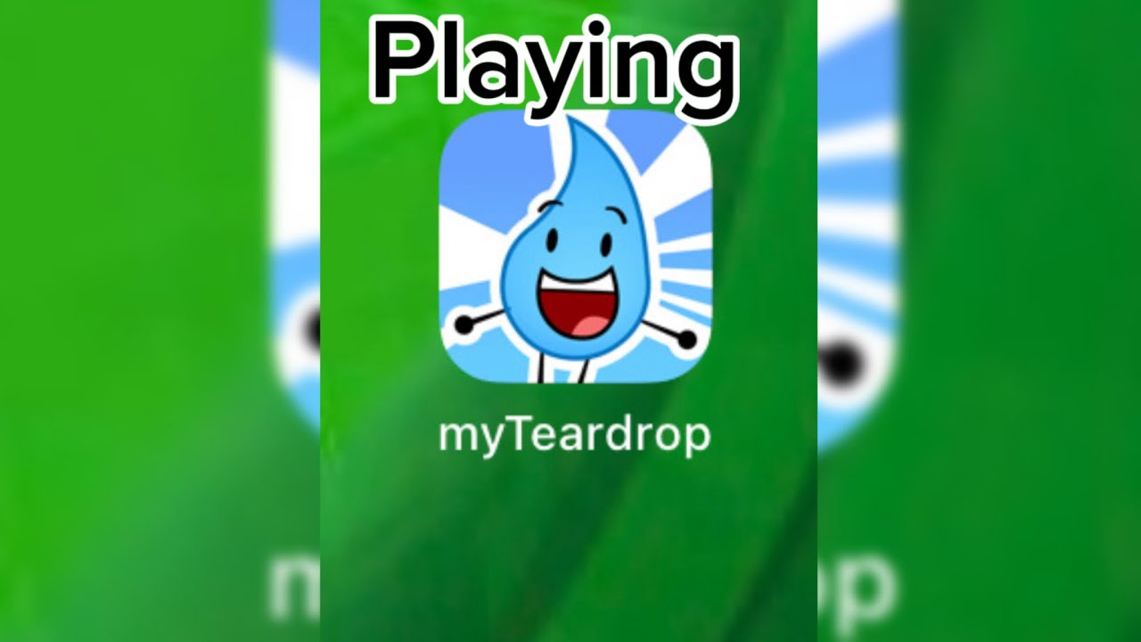 Playing my teardrop - YouTube