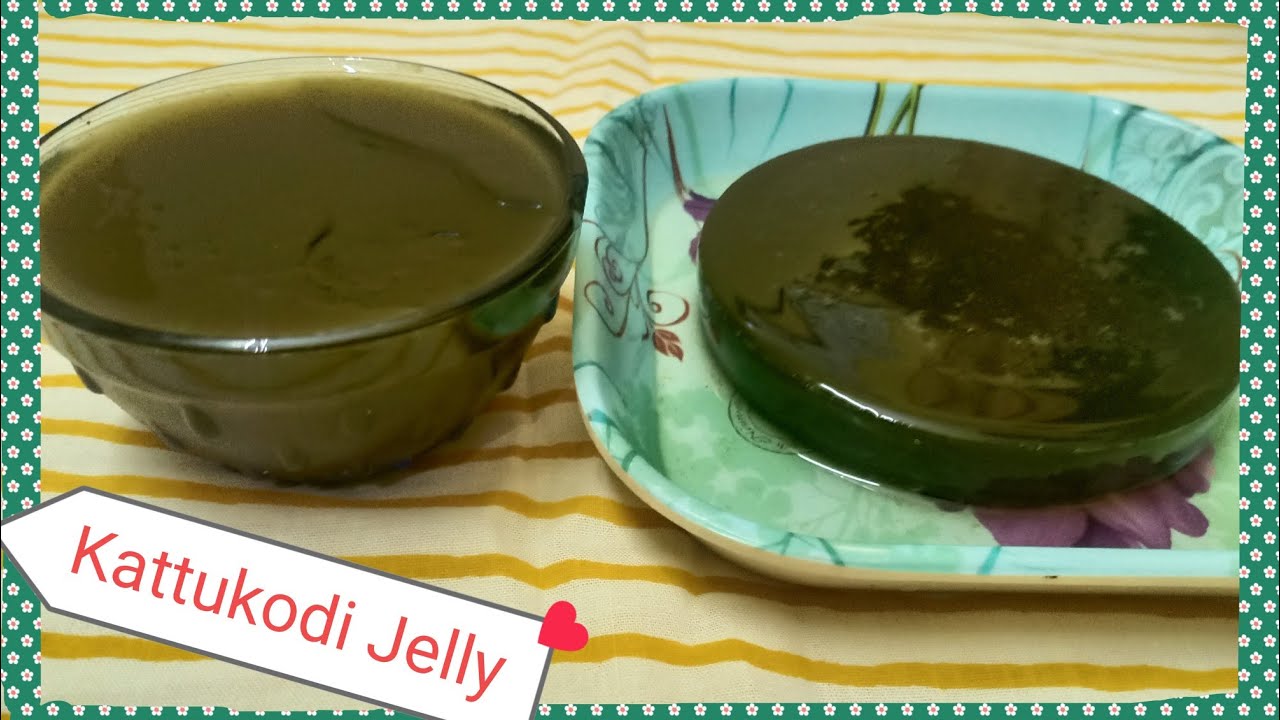 Natural Leaf Jelly l KattuKodi Jelly l Cocculus Hirsutus Jelly l - YouTube