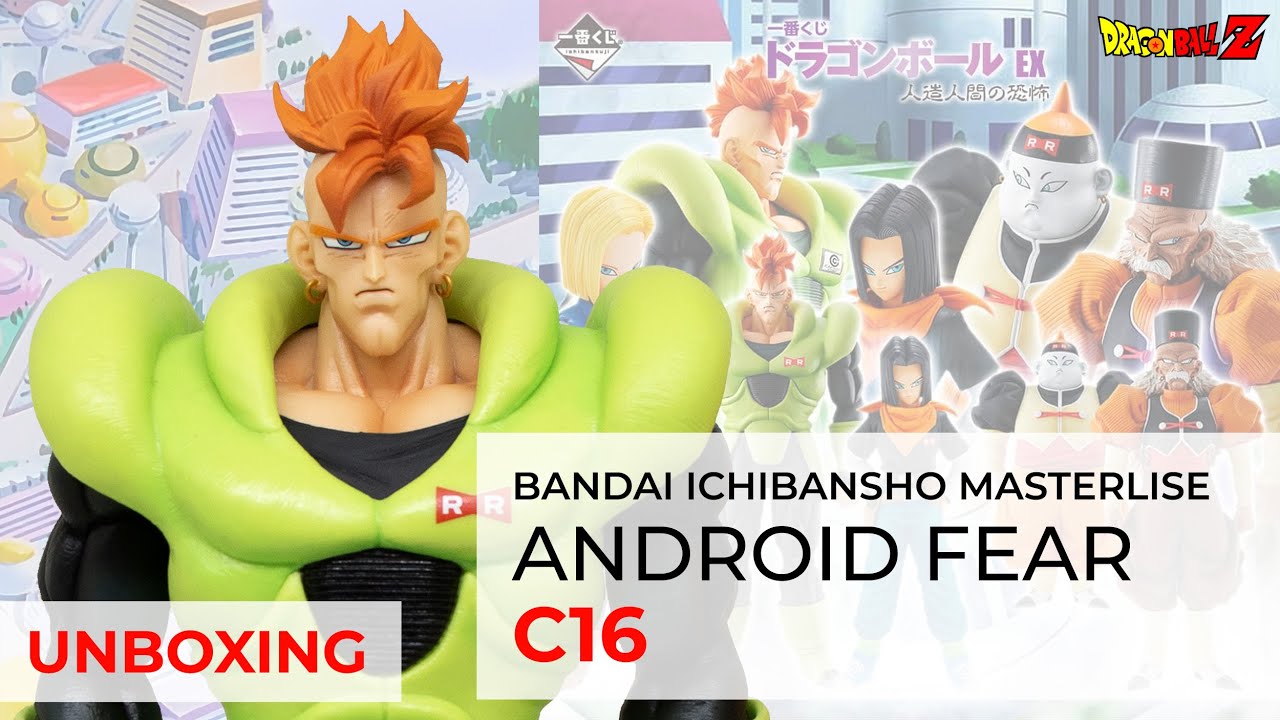 Unboxing Dragon Ball action figure - Android 16 (C16 A16) Masterlise ...