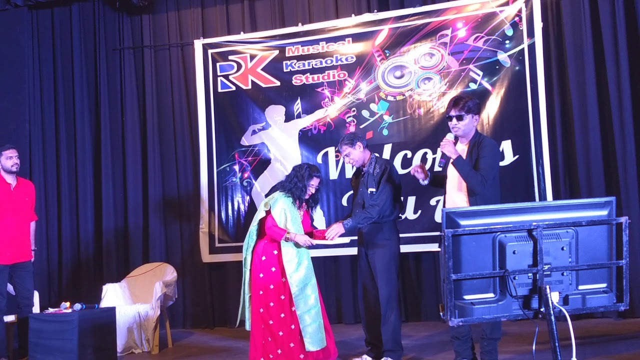 RK Musical Studio Felicitating Media News Maker Personality Zak - YouTube