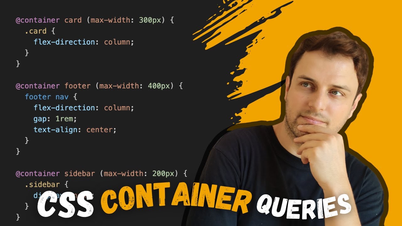 CSS Container Query ile Kartları Baştan Tasarla! - YouTube