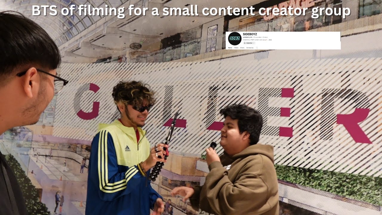 BTS: What is like to be in a Small Content Creator Group - YouTube
