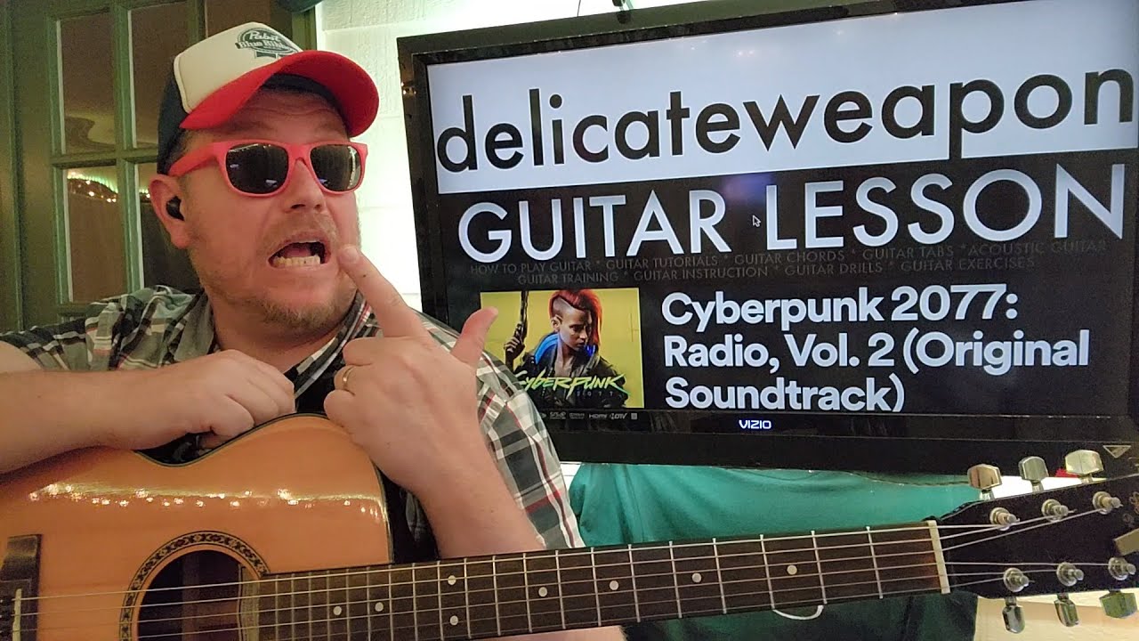 How To Play Delicate Weapon - Cyberpunk 2077 Grimes Guitar Tutorial ...
