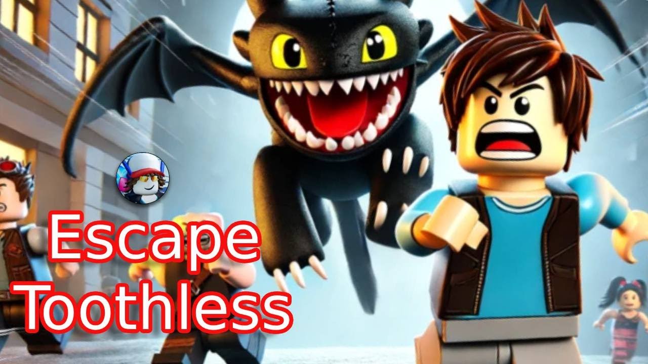 Roblox Escape Toothless Solved All Puzzles and Keys No Death Gameplay ...
