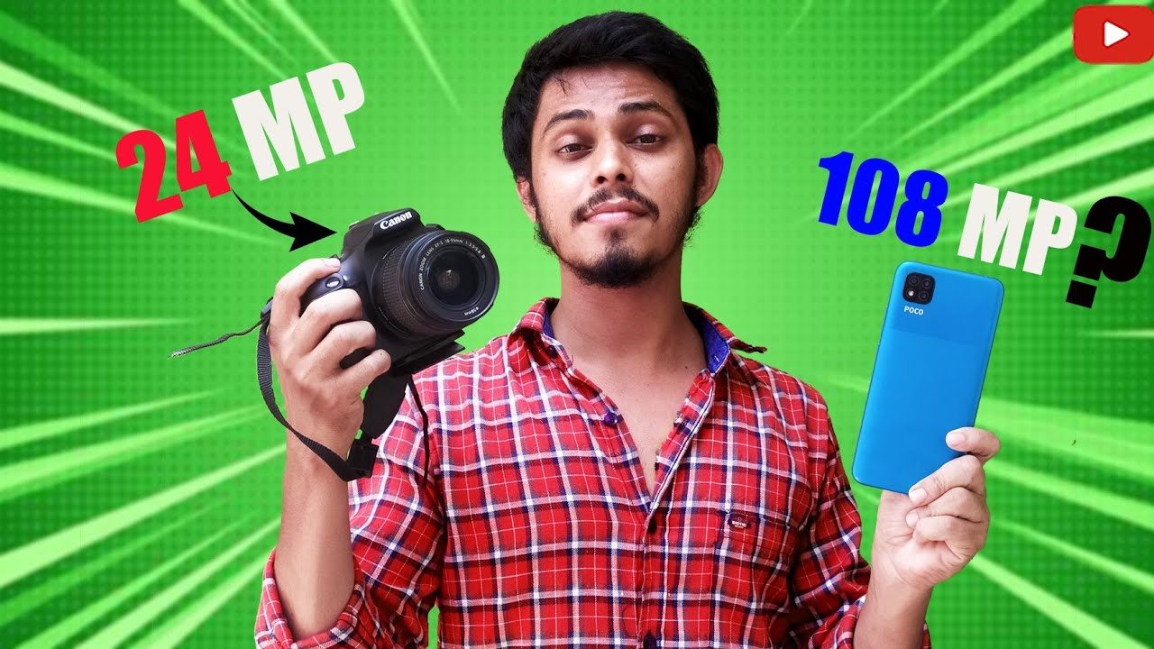 Which Camera has best QUALITY | DSLR or SMARTPHONE | 24MP or 108MP | # ...