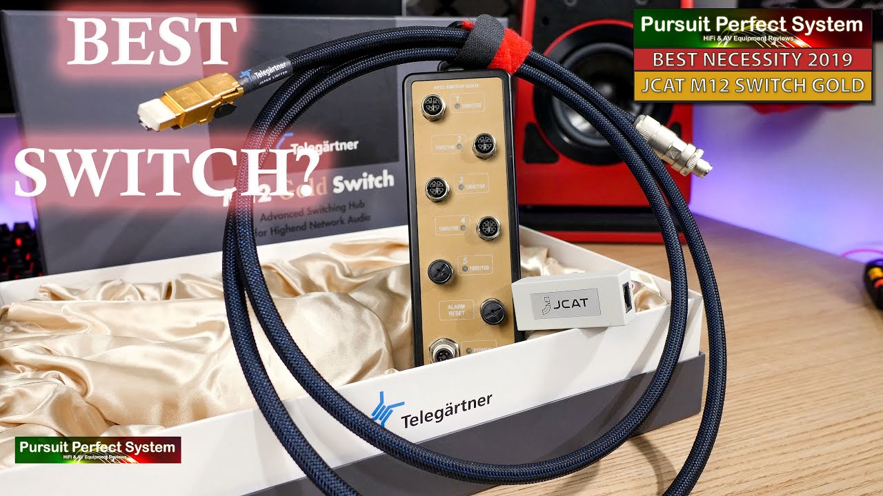 BEST Audiophile Switch? JCAT M12 Switch GOLD REVIEW High End Audio ...