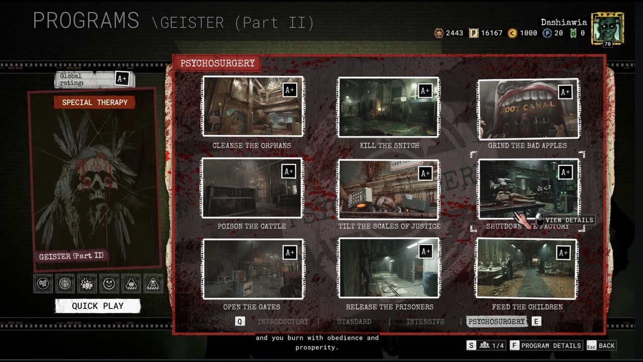 The Outlast Trials - Geister Part 2 Psychosurgery - Solo A+, No Damage ...