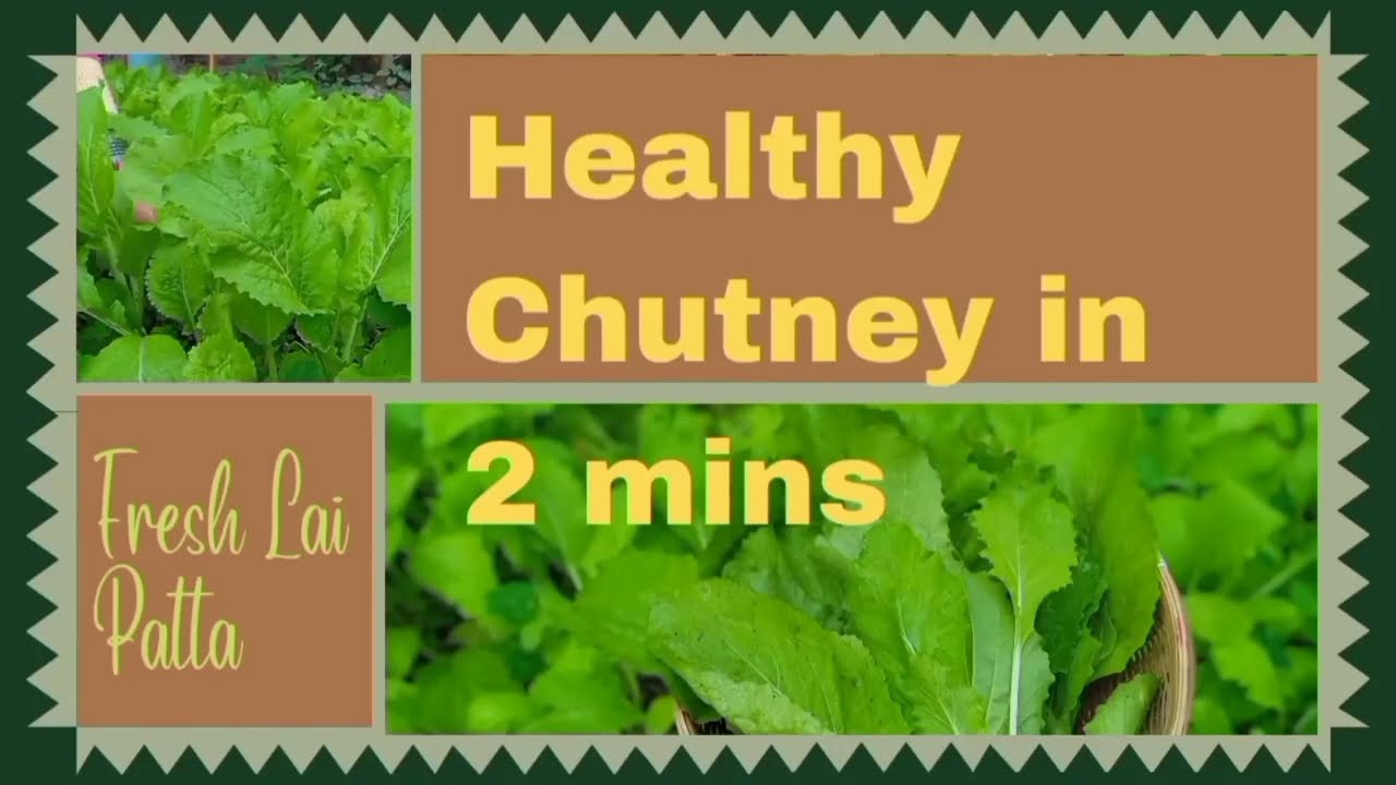 Lai Patta Chutney l Winter Special Mustard Green Leaves Chutney I Very ...