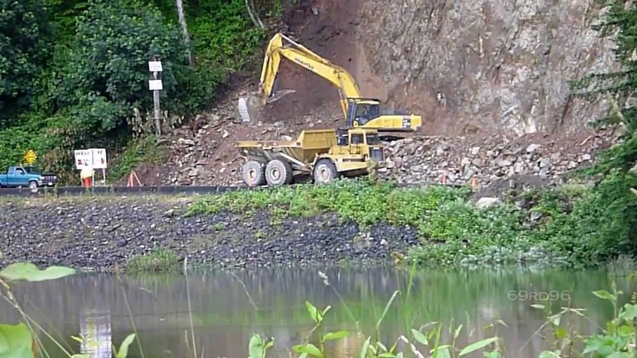 Pan Pacific gravel quarry - YouTube