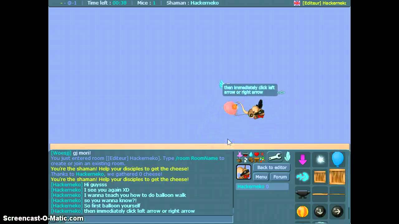 Transformice Tutorial #2 : Balloon walk - YouTube