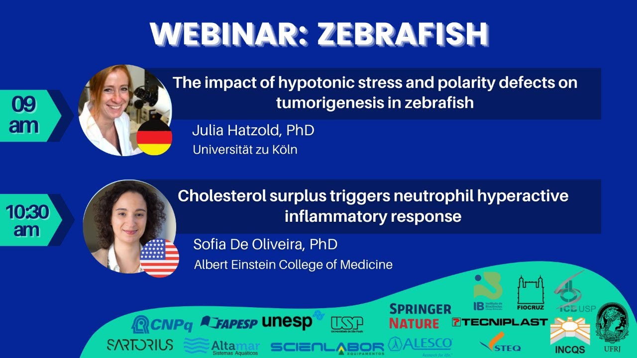 Webinar: Zebrafish as experimental model for research - YouTube