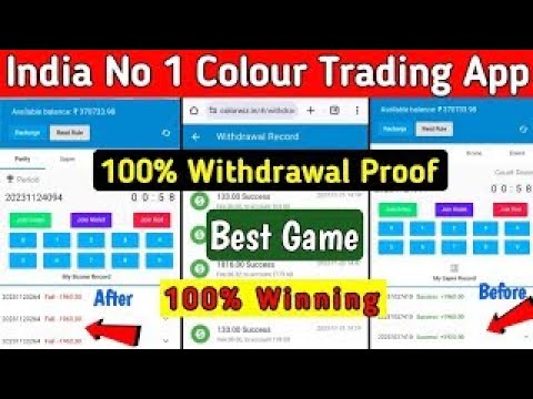 No 1 colour prediction game | best colour trading app | best app for ...