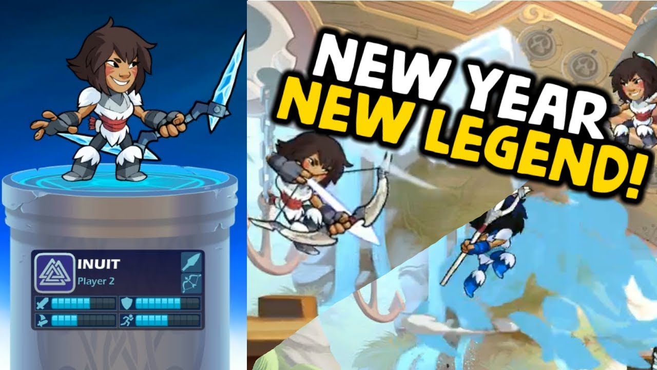 NEW LEGEND INUIT! BOW & SPEAR! [Brawlhalla Gameplay] - YouTube