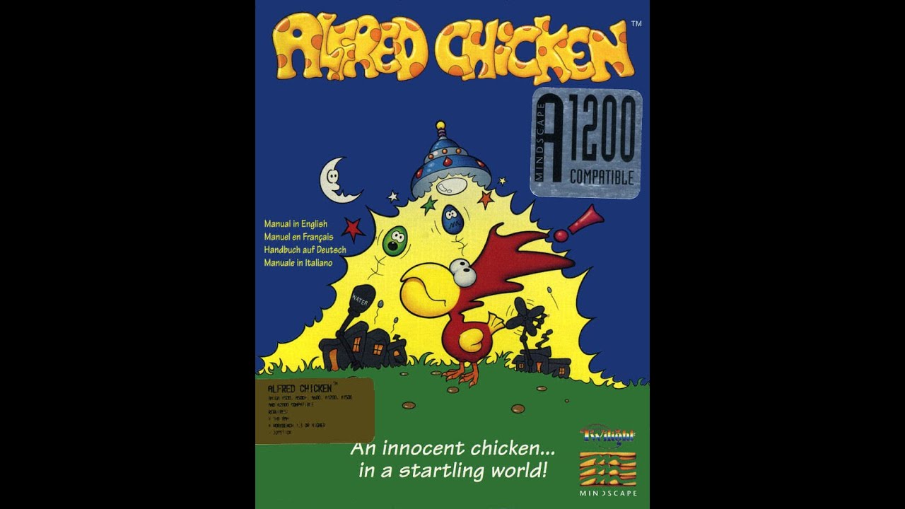 Alfred Chicken (Amiga OCS\ECS and AGA Gameplay Sample) - YouTube