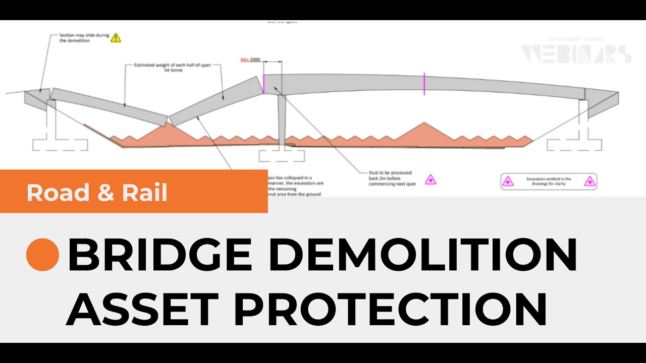 Asset Protection For Road and Rail Bridge Demolition Projects - YouTube