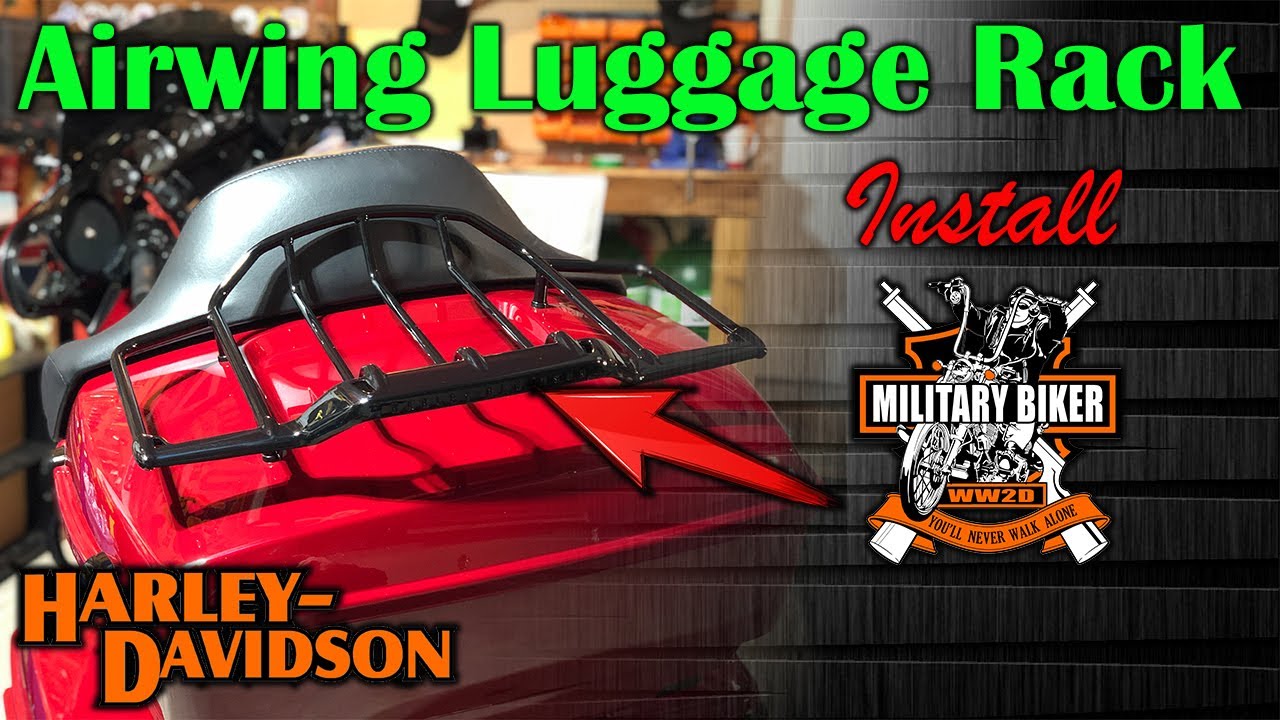 Harley Davidson Airwing Luggage Rack Installation | The Ultimate Harley ...