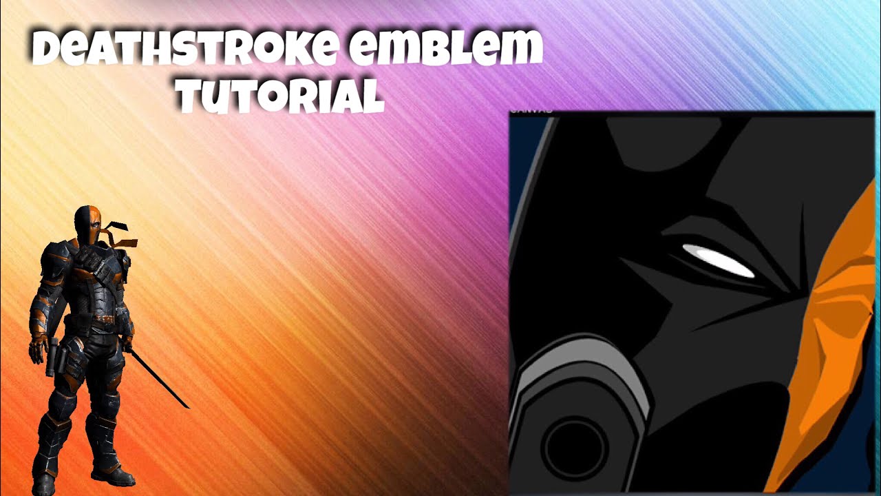 Call of duty infinite warfare - Deathstroke Emblem Tutorial - YouTube
