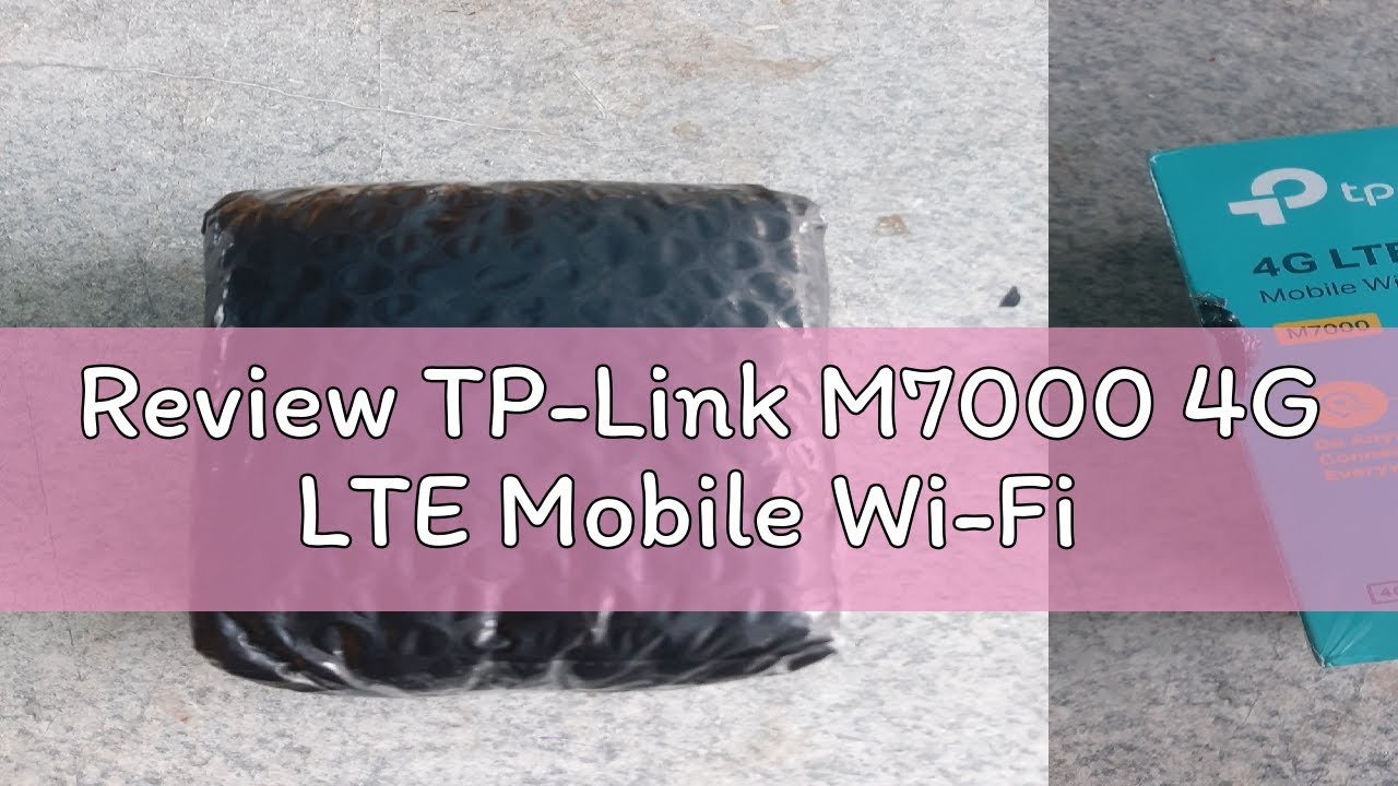 Review TP-Link M7000 4G LTE Mobile Wi-Fi - YouTube