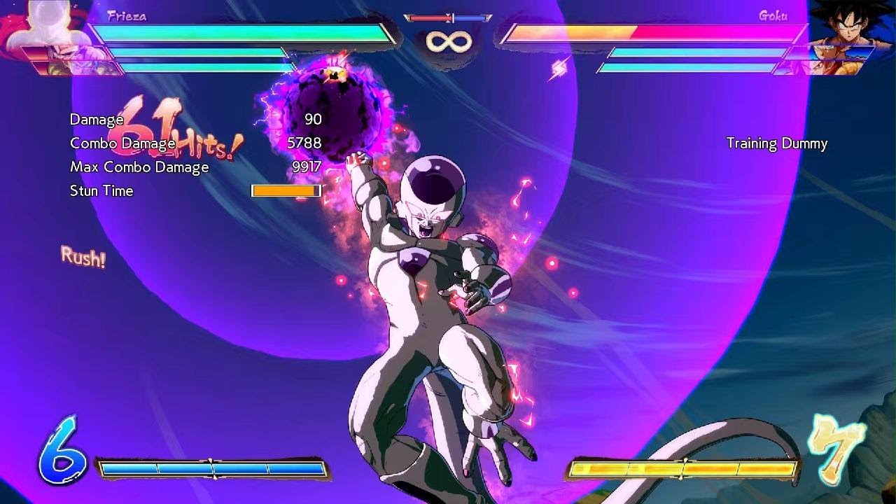 Frieza 7 Bar TOD (DBFZ) - YouTube