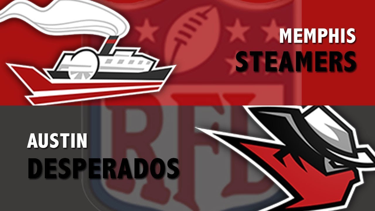 RFL Memphis Steamers vs Austin Desperados Preseason Week 4, Season 4 ...