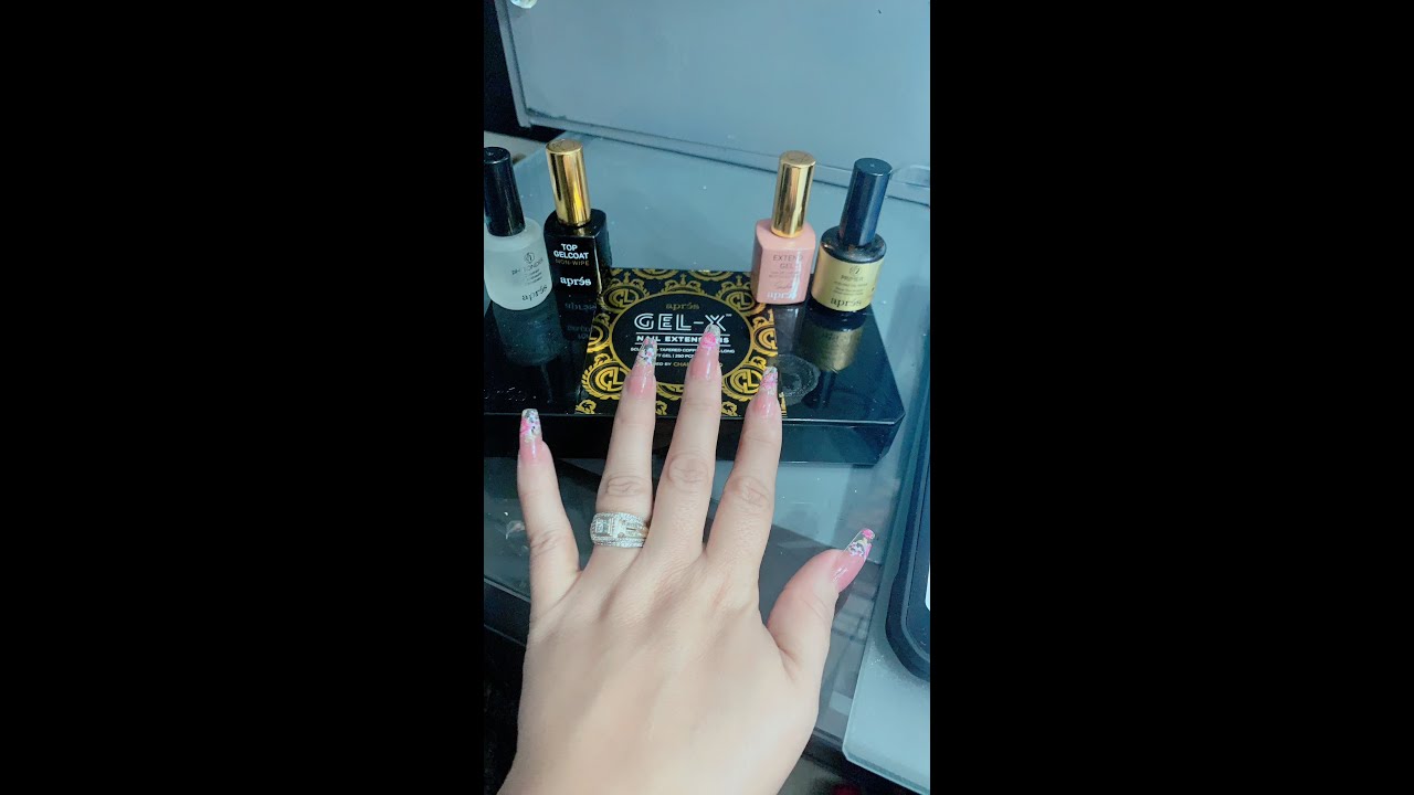 Aprés Gel X with Extended Gel-Sasha| Nail Set | Watch Me do my Nails ...