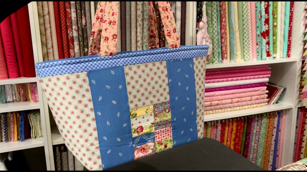QUICK AND EASY TOTE BAG TUTORIAL - YouTube