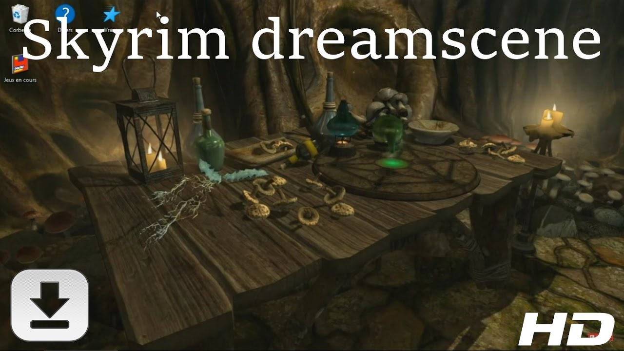 Skyrim - Dreamscene - Animated wallpaper - HD + DDL - YouTube