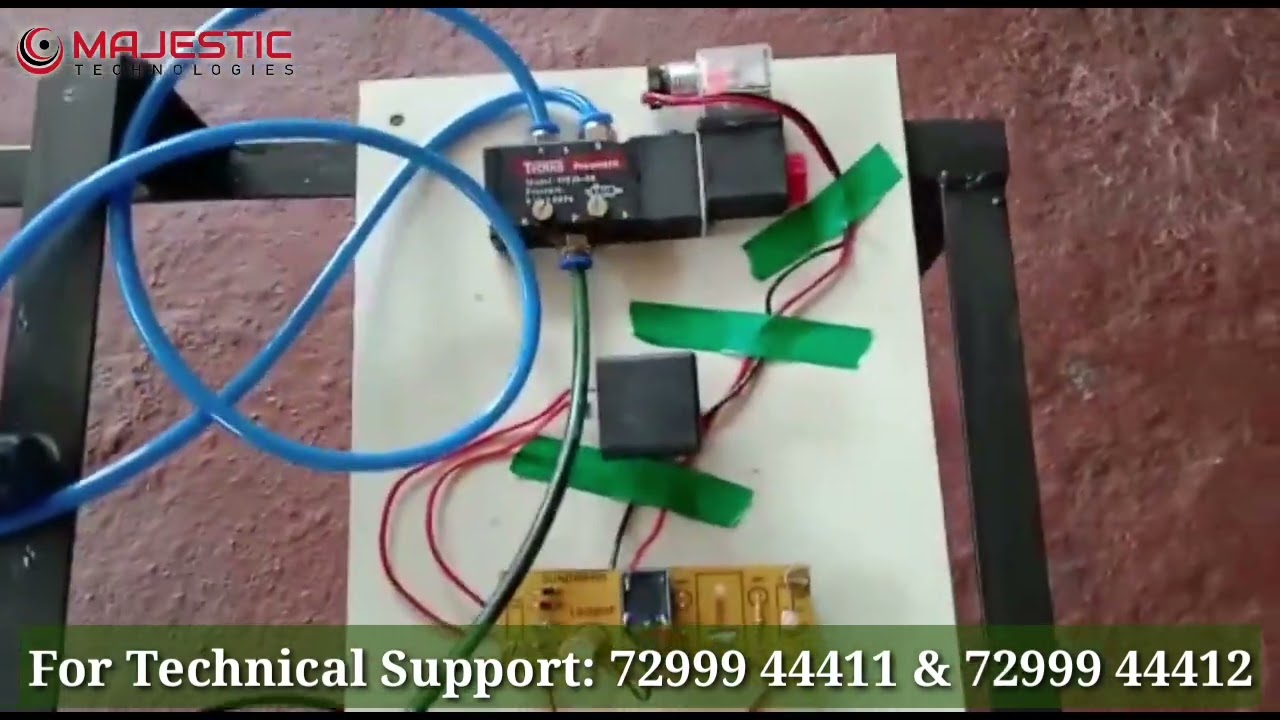 PNEUMATIC OPERATED HACK-SAW CUTTING MACHINE/ PROJECT CENTER IN ...